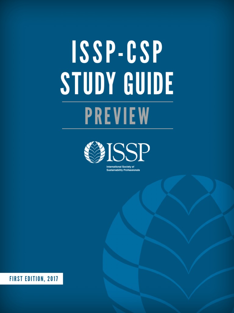 ISSP-CSP Guide Preview | PDF | Governance | Strategic Planning