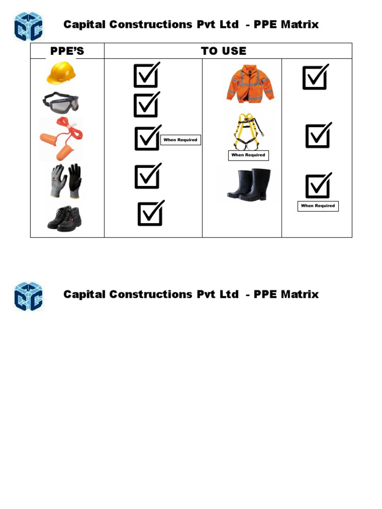 PPE Matrix | PDF