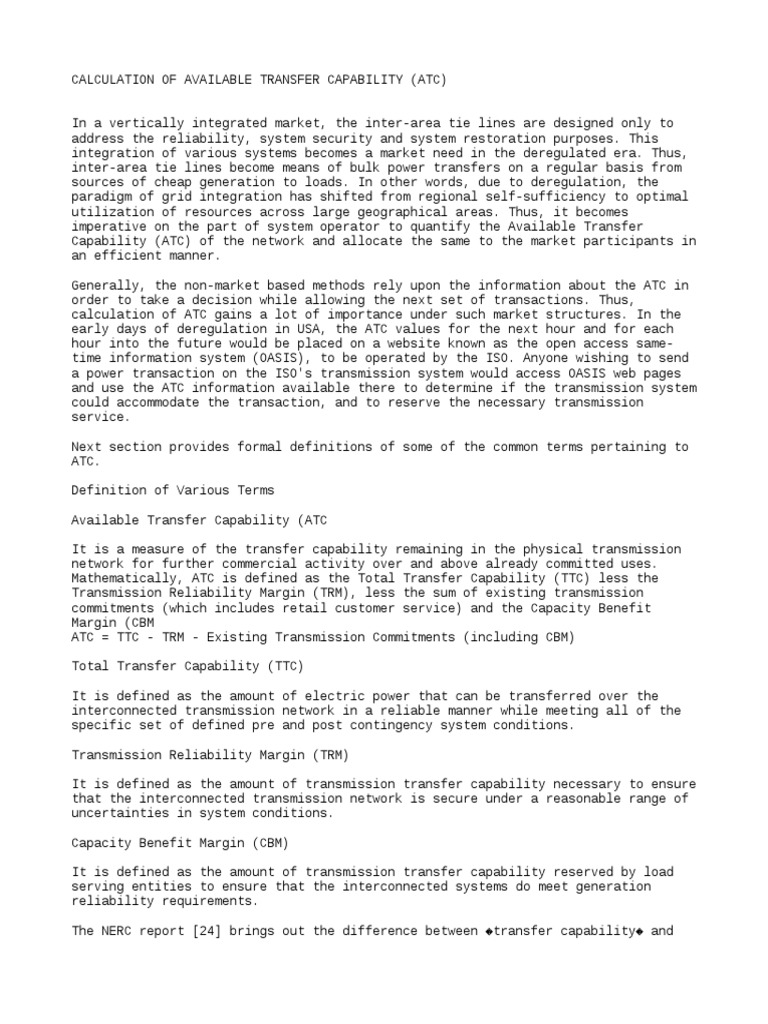 PTDF | PDF | Electric Power Transmission | Direct Current