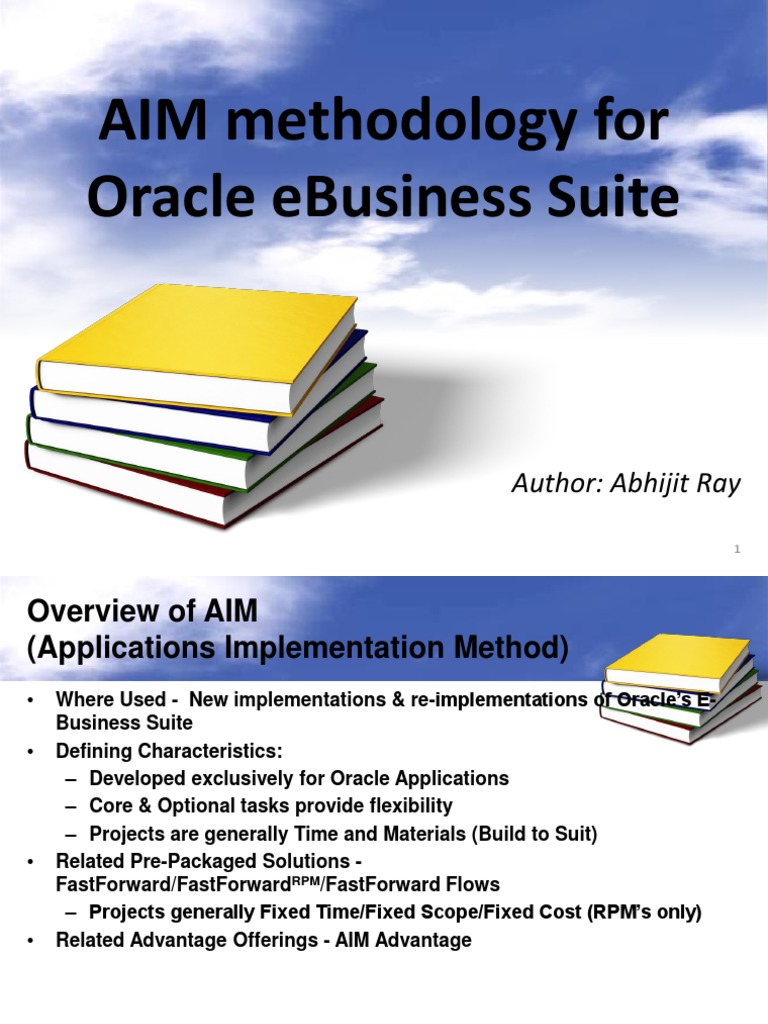 Aim Methodology For Oracle Ebusiness Suite: Author: Abhijit Ray | PDF ...