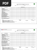 Form Checklist Monitoring Kebersihan Toilet | PDF