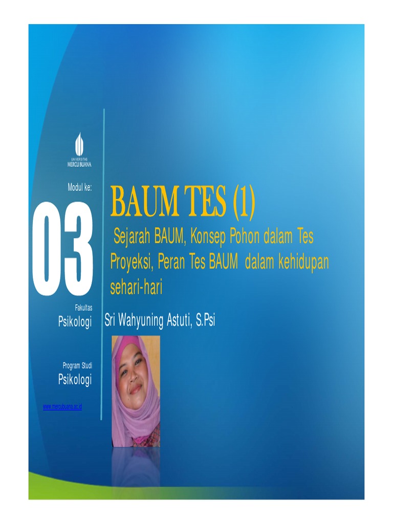 Tes BAUM: Analisis Kepribadian | PDF