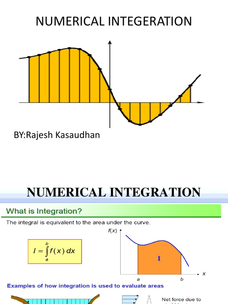 Numerical Integeration: BY:Rajesh Kasaudhan | PDF | Technology ...