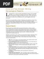 Family History Questionnaire Guide | PDF | Grandparent | Genealogy