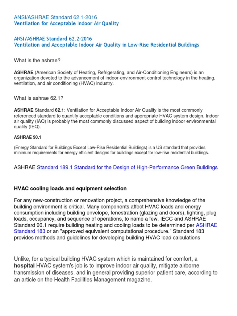 ASHRAE | PDF