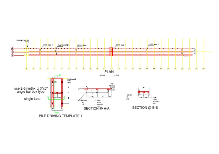 Use 2-6mmthk. X 3''x3'' Angle Bar Box Type Single Lbar Section at B-B | PDF