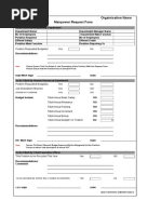 Manpower Requisition Form Template | PDF