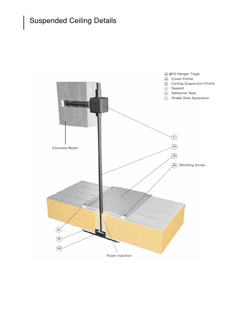 Suspended Ceiling Details | PDF