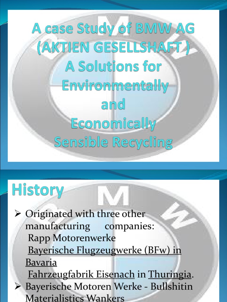 A Case Study of BMW | PDF | Bmw | Car