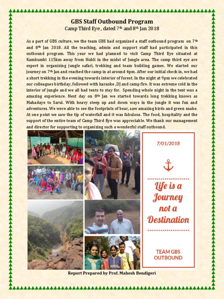 GBS Staff Outbound Program | PDF