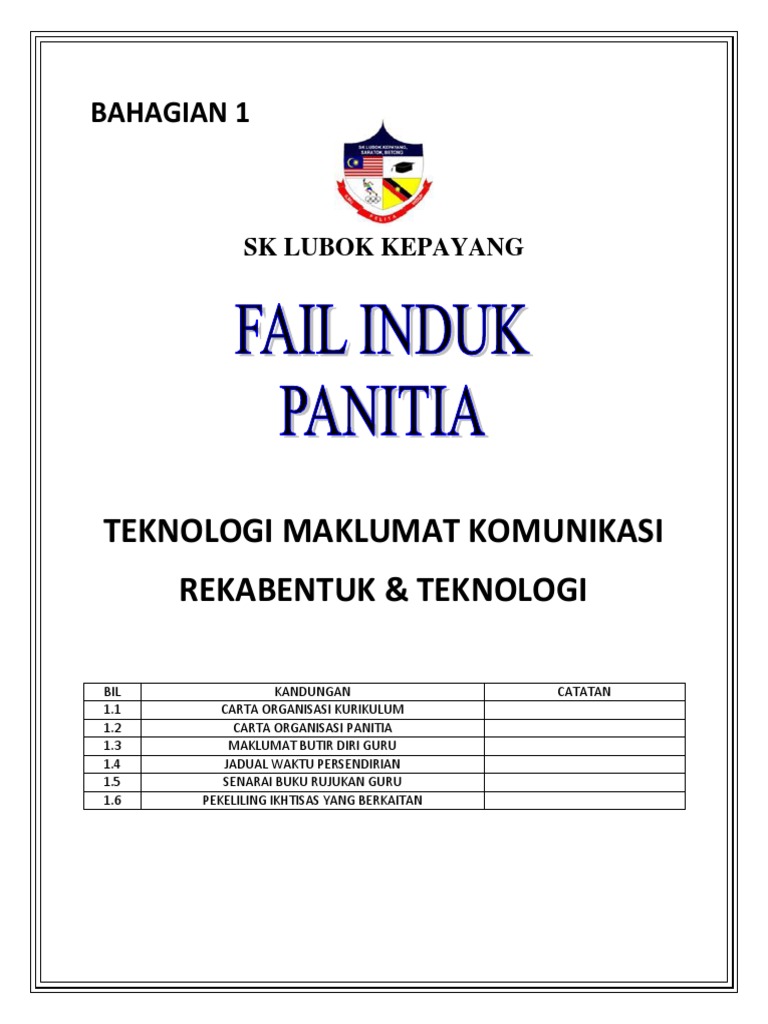 Muka Depan Fail Panitia | PDF