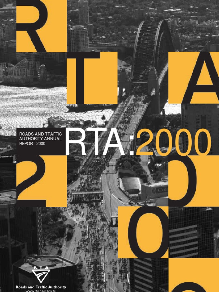 RTA Annual Report 2000 See PG 24 | PDF | Road | Traffic