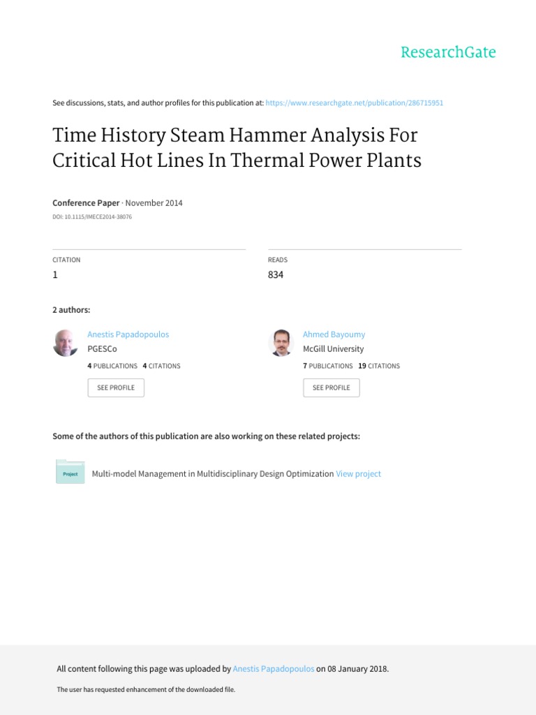 Water Hammer | PDF | Fluid Dynamics | Force