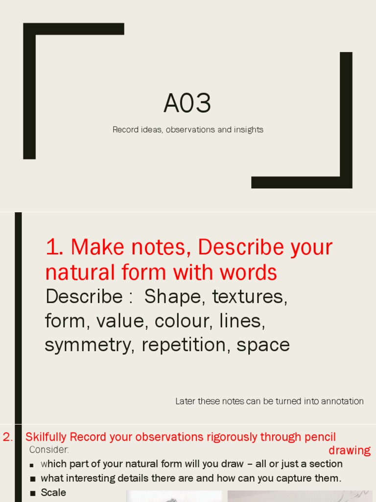 A03 Photos and Drawing | PDF | Art