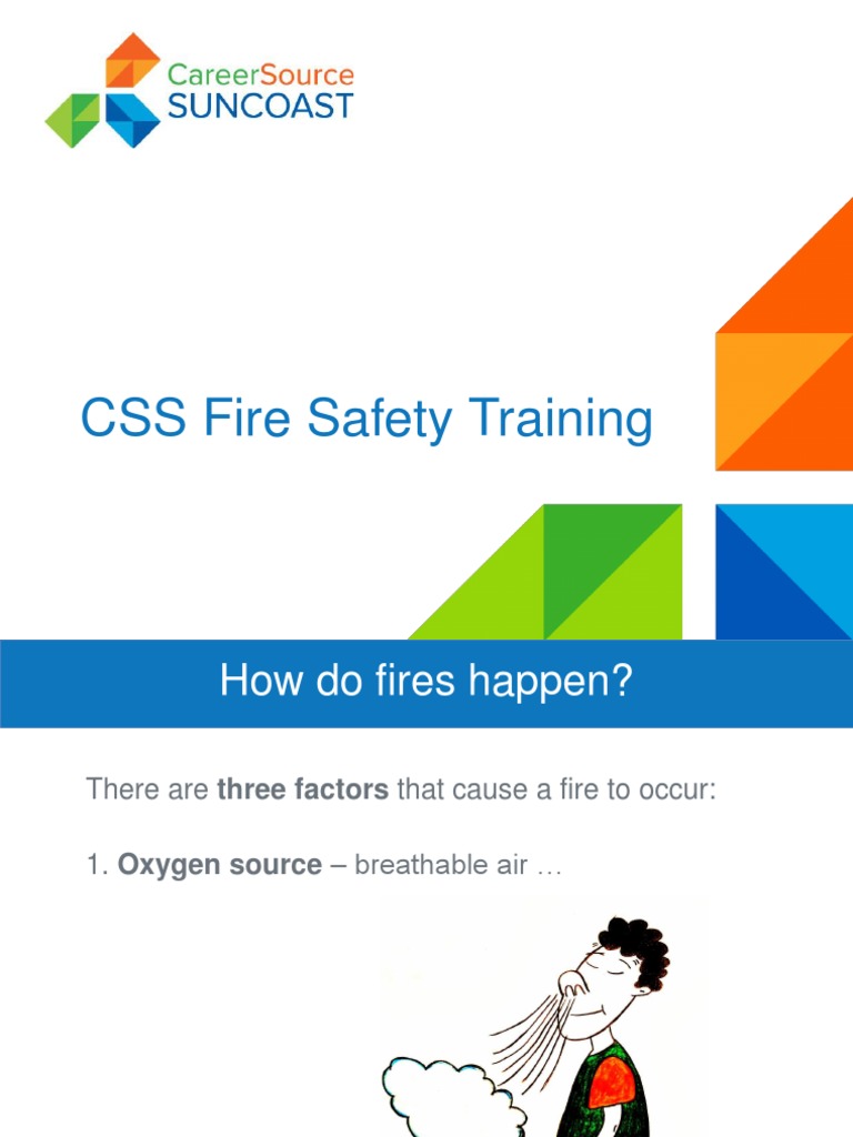 CSS Fire Safety Training | PDF | Fires | Hazards