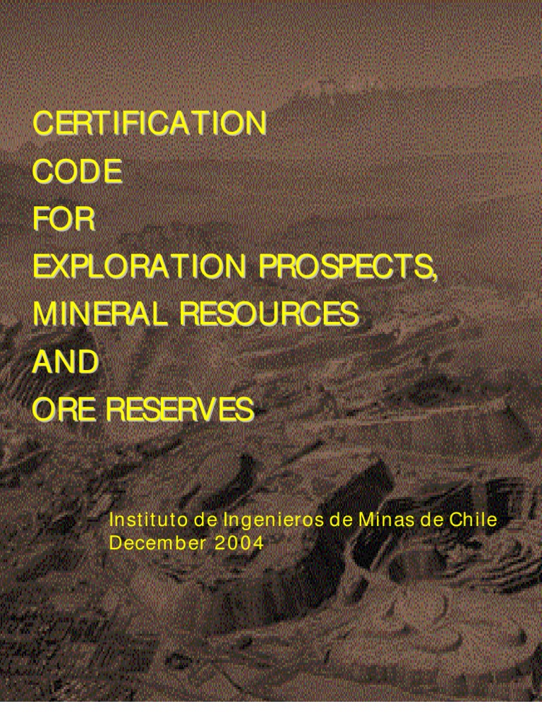 Chile Code | Download Free PDF | Mining | Minerals