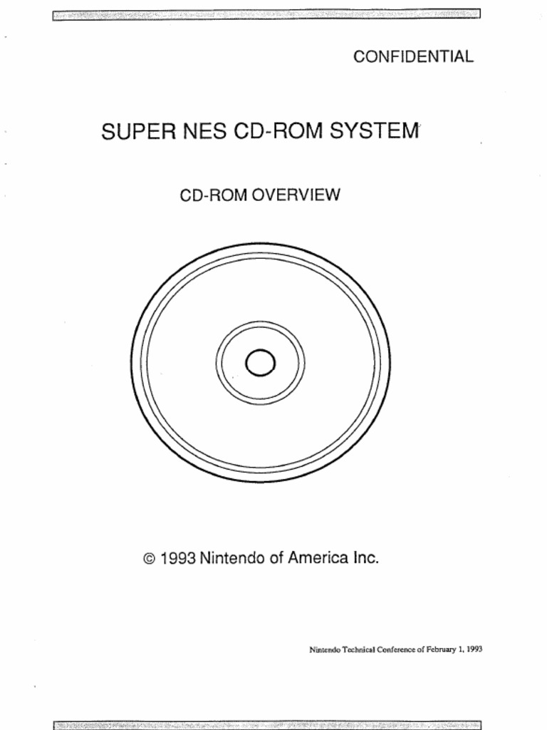 Snes CD Rom System 1993 | PDF