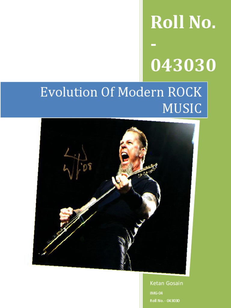 Evolution of Modern Rock Music | PDF | Grunge | Rock Music
