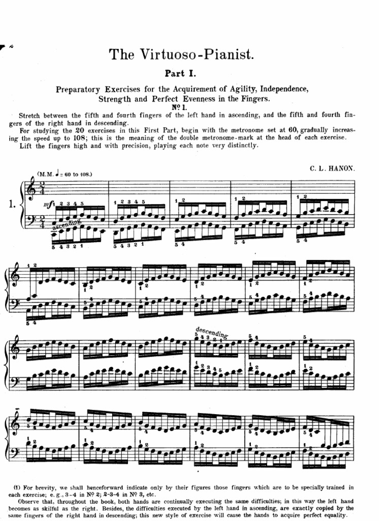 Hanon Piano PDF | PDF