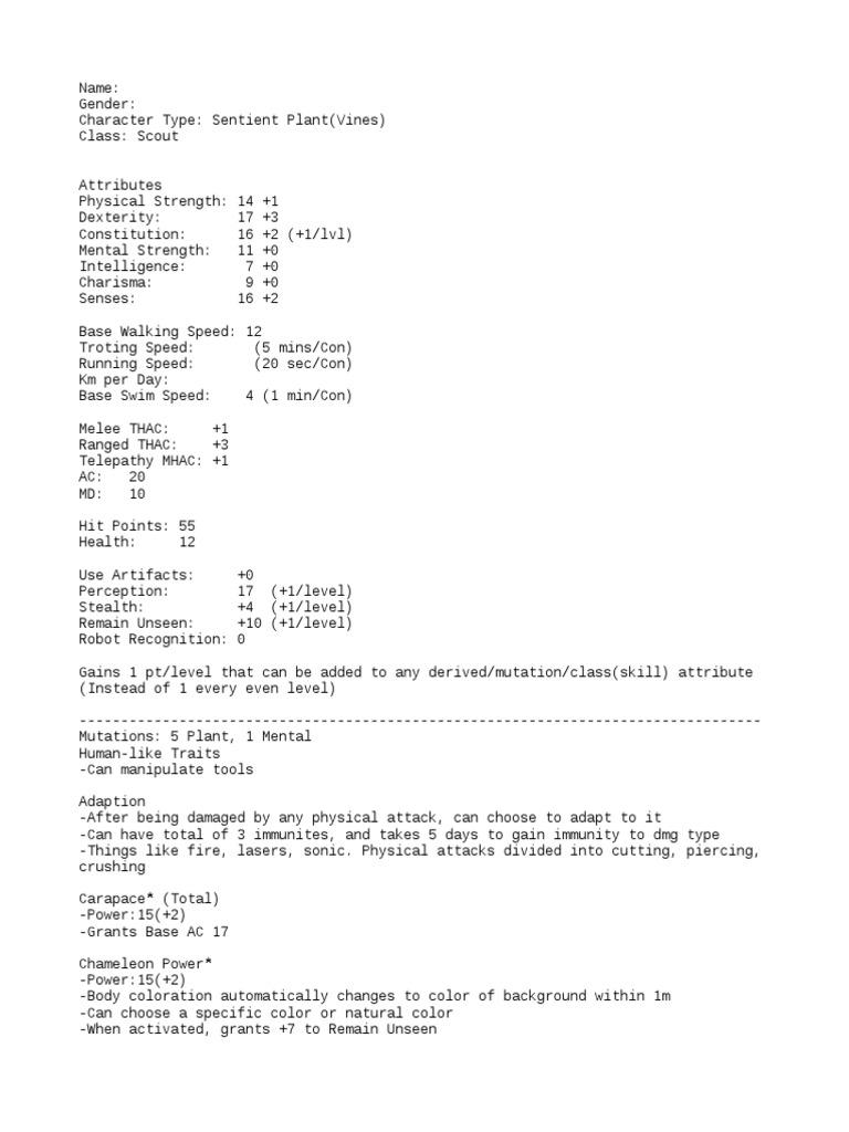 Gamma World Character Sheet Pdf – PKGI