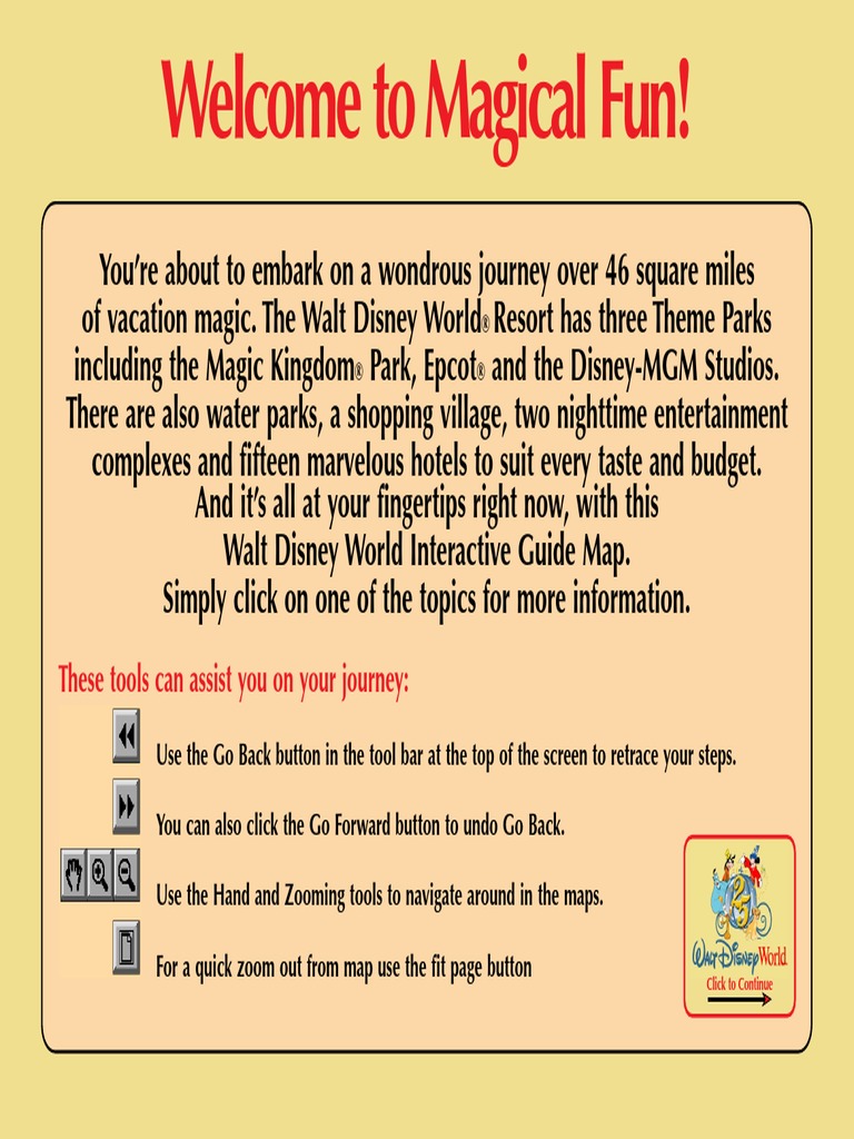 WDW 1997 Maps | PDF | Walt Disney World | Disney Family