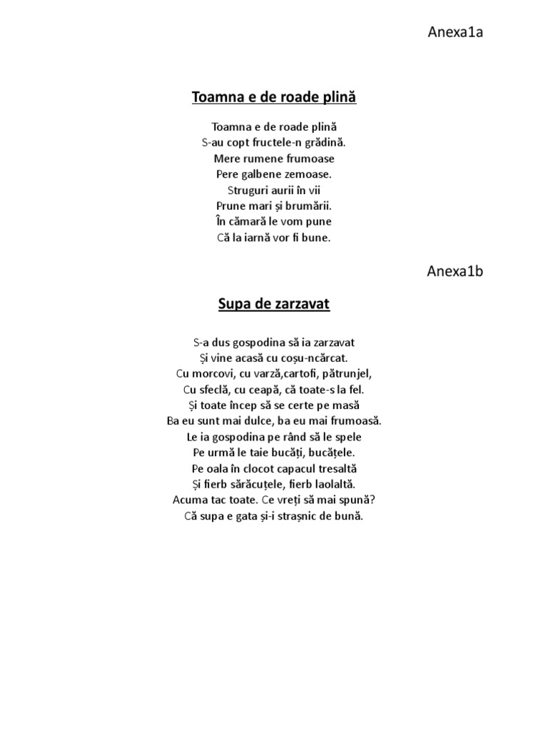 Poezii, Ghicitori - Toamna