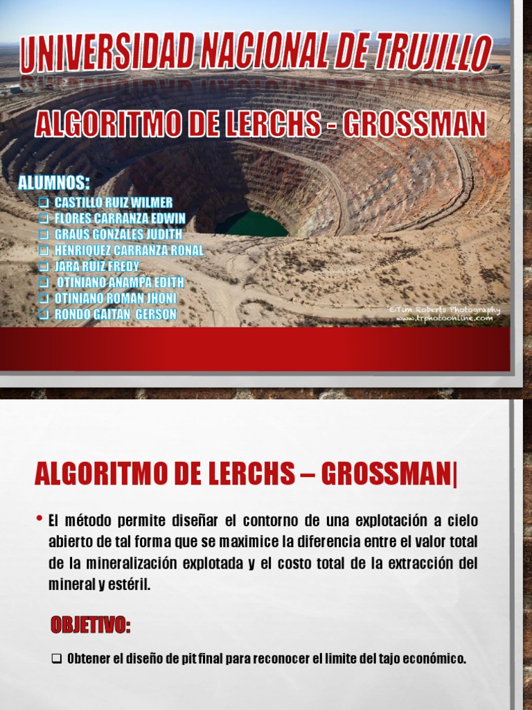 Optimización de Pits con Lerchs-Grossman | PDF | Optimización Matemática | Algoritmos