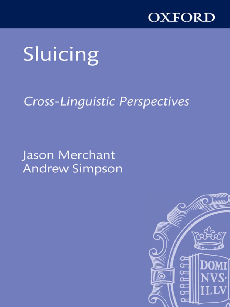 Sluicing | PDF | Linguistics | Phrase