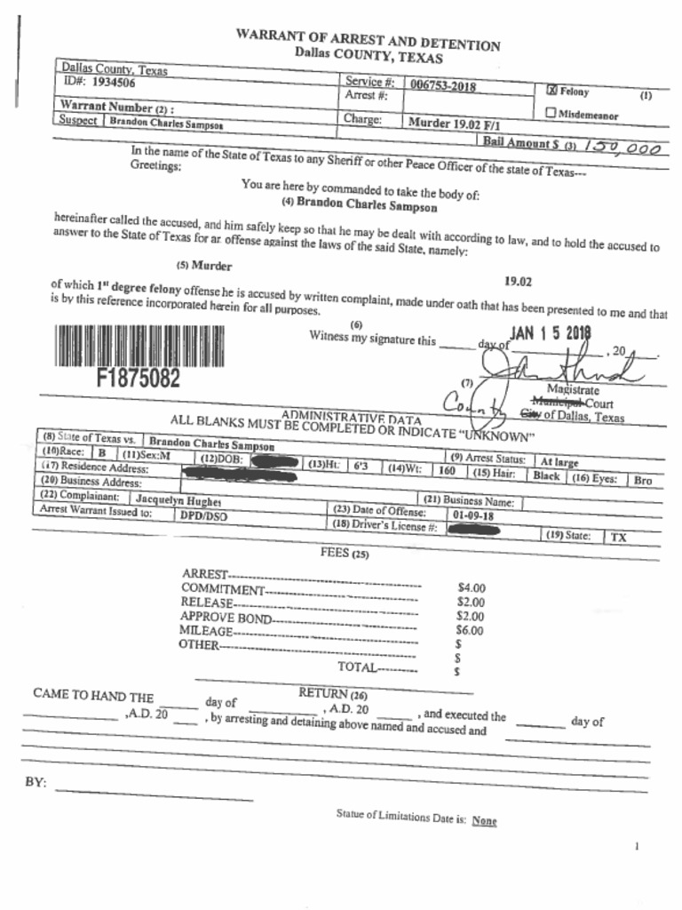 Arrest Affidavit | PDF