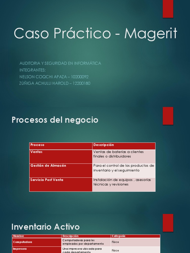 Caso Practico - Magerit | PDF | Módem | Red de computadoras
