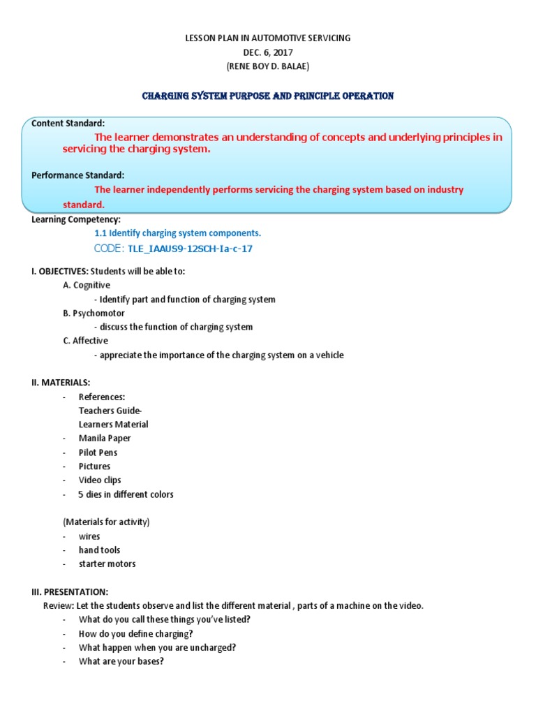5es Lesson Plan | PDF | Lesson Plan | Applied Psychology