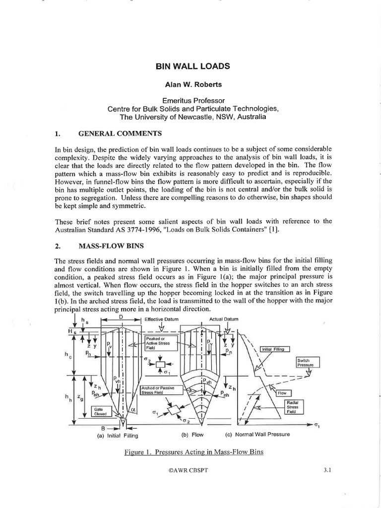 Bin Pressure Calculation PDF | PDF