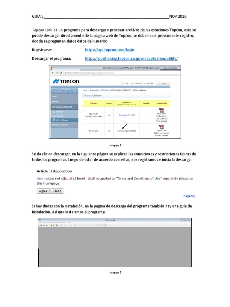 Topcon Link | PDF | Software | Informática