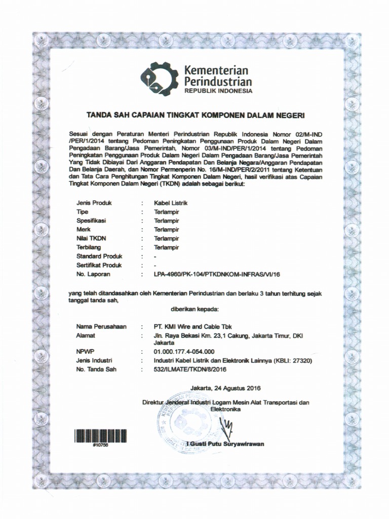 Detail dan Cara Mendapatkan Sertifikat TKDN: Panduan Lengkap untuk ...