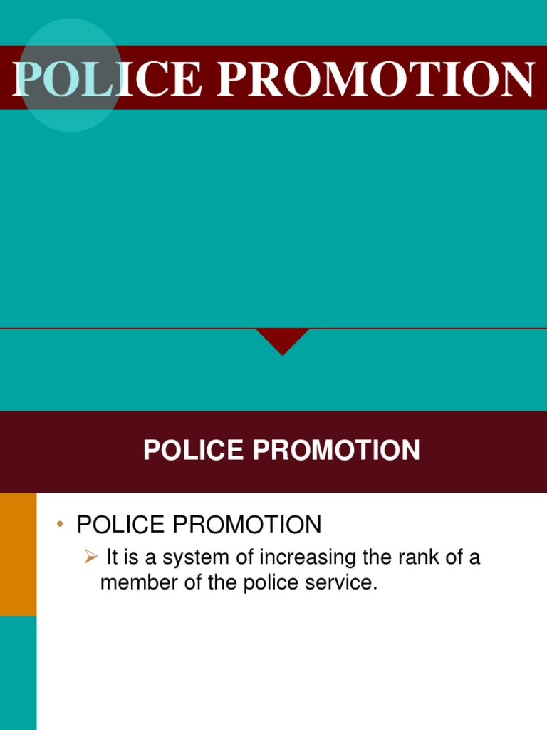 Police Promotion | PDF | Police Officer | Courage