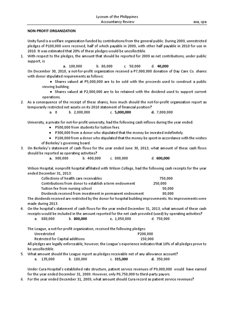 Npo | Download Free PDF | Financial Endowment | Expense