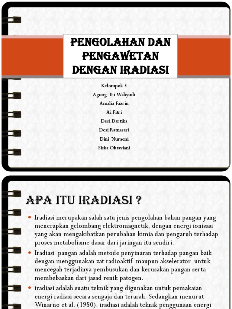 Pengolahan Pangan dengan Iradiasi | PDF
