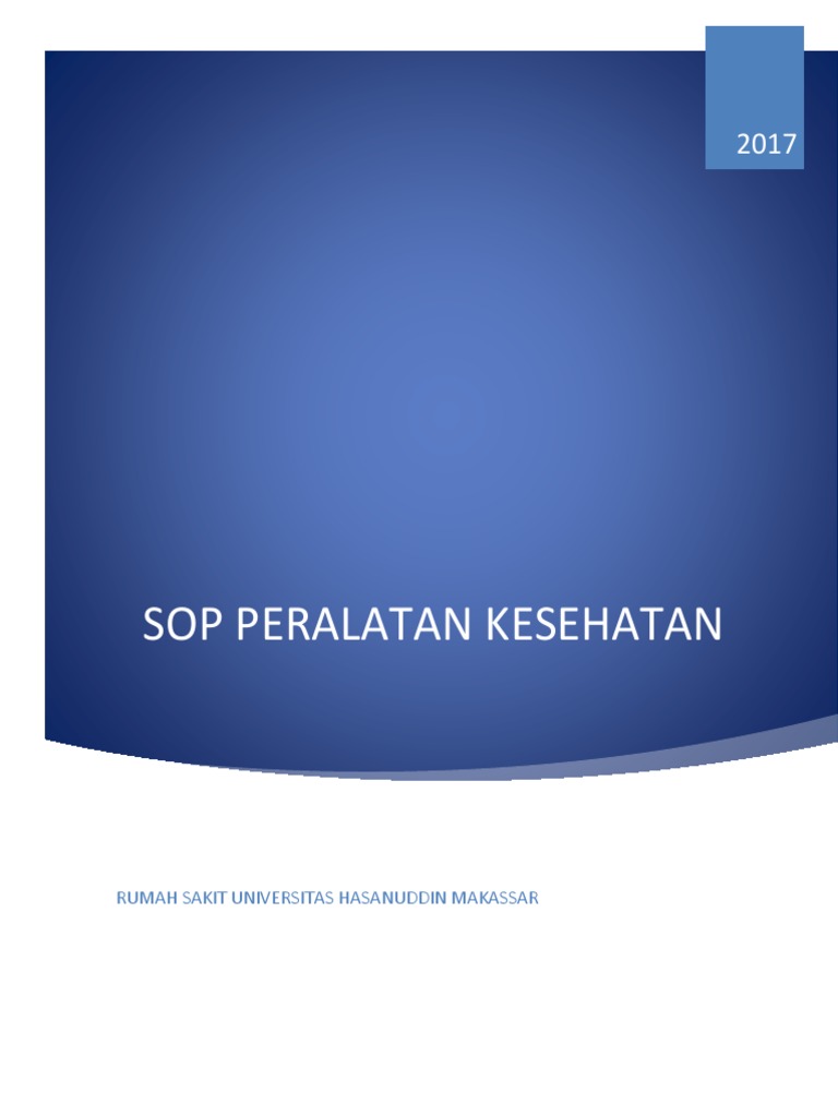 Sop Alkes | PDF