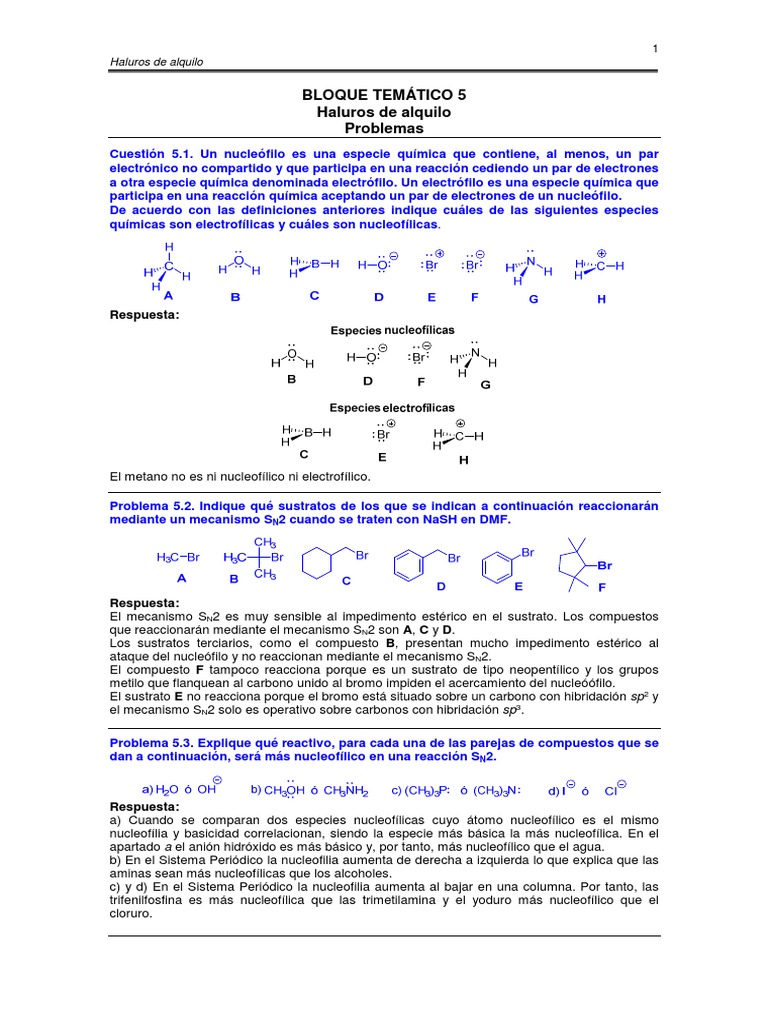 Tema5 Problemas2 PDF | PDF | Hidrógeno | Compuestos químicos