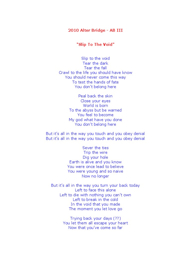 2010 Alter Bridge - AB III | PDF | Music Industry | Recorded Music