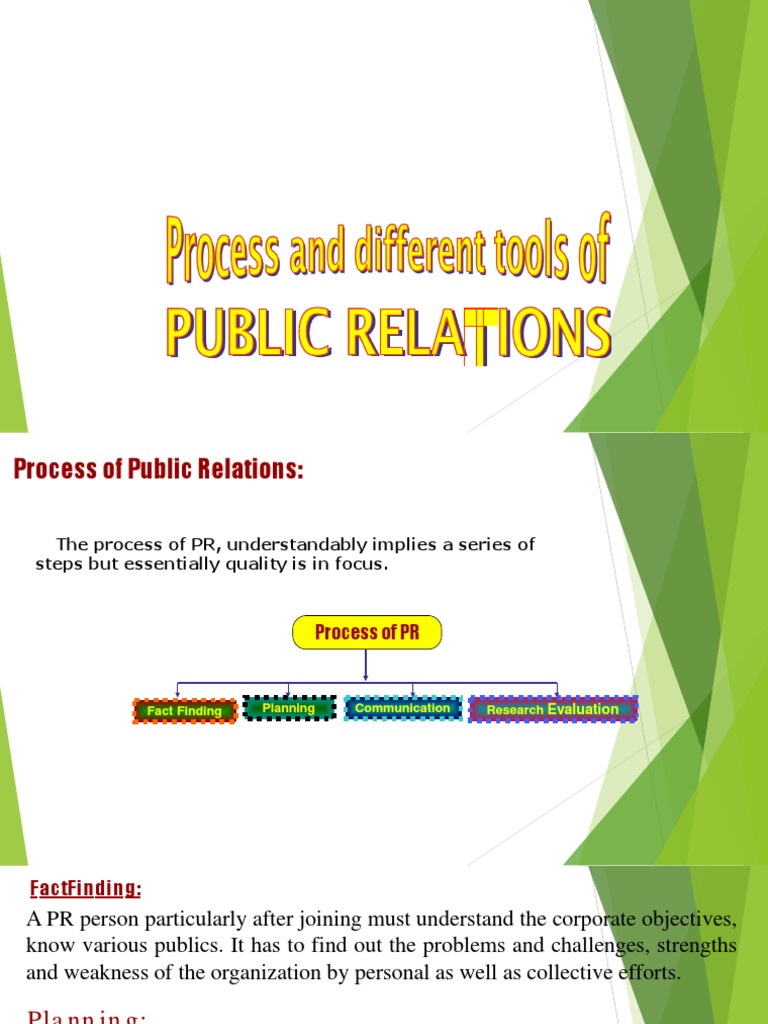 PR Process & Tools | PDF | Evaluation | Public Relations