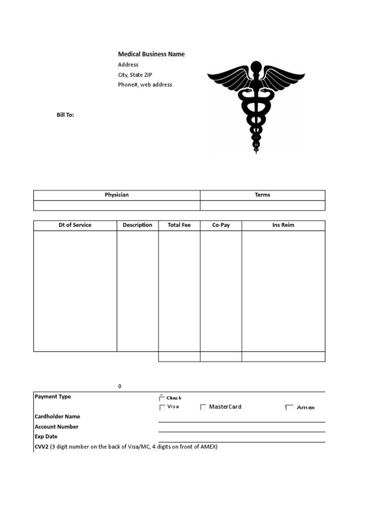 Medical Bill Format | PDF