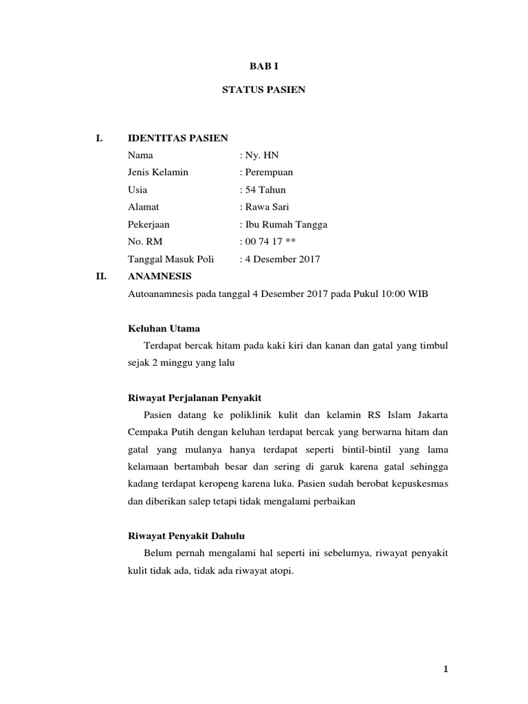 Lapkas Dermatitis Numularis | PDF