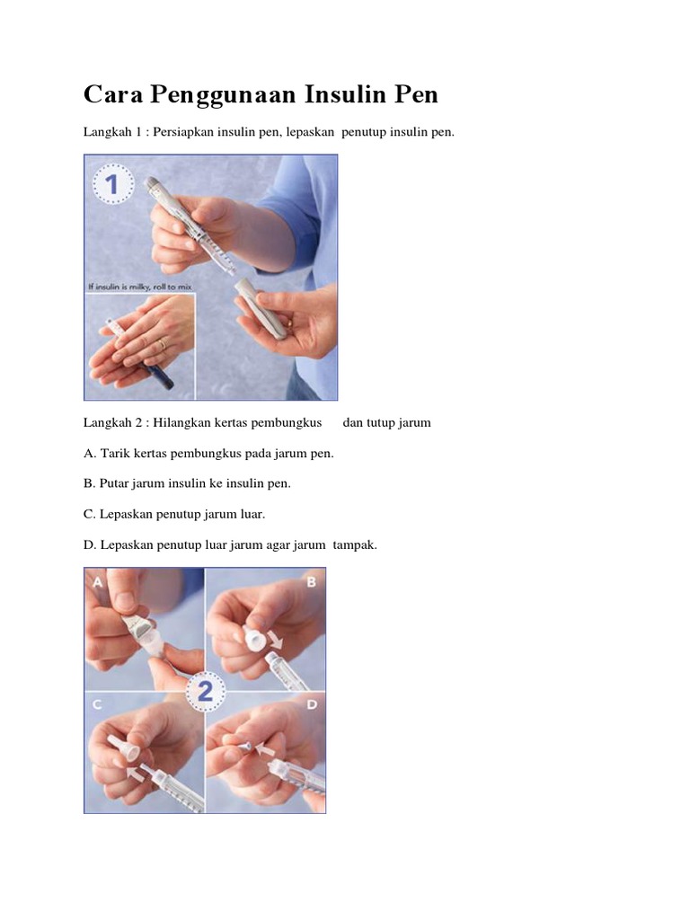 Cara Penggunaan Insulin | PDF