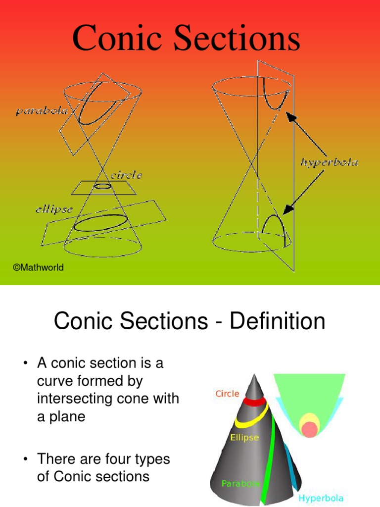 Conics Lecture | PDF | Ellipse | Orbit