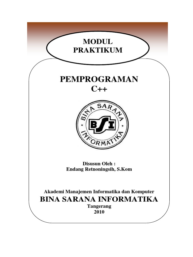 Modul Praktikum Pemprograman C++ | PDF