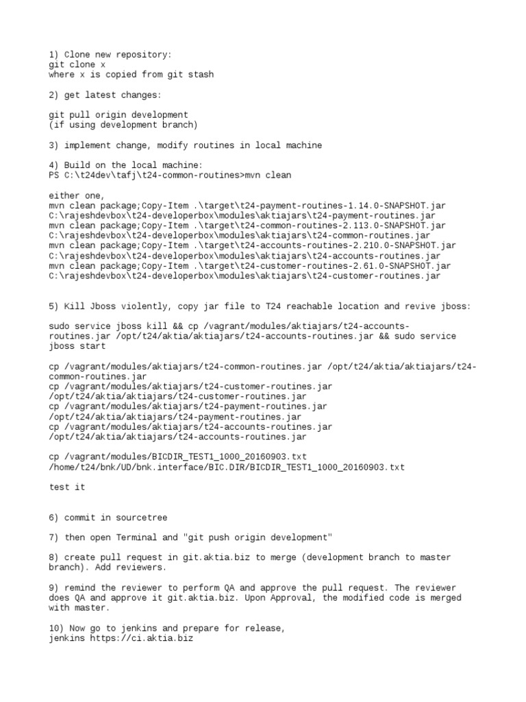 Clone Pull Push Cmds | PDF | System Software | Computer Data