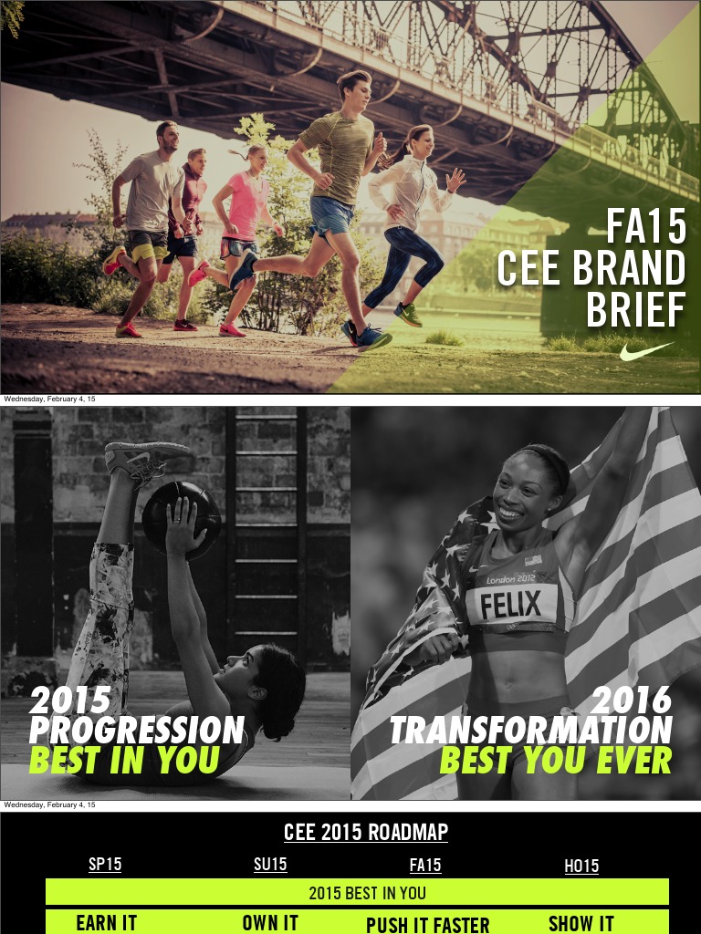 FA15 CEE Brief - 5feb Final | PDF | Nike | Leisure