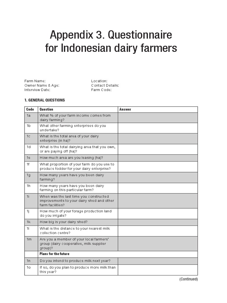 Appendix 03 | PDF | Dairy Cattle | Calf