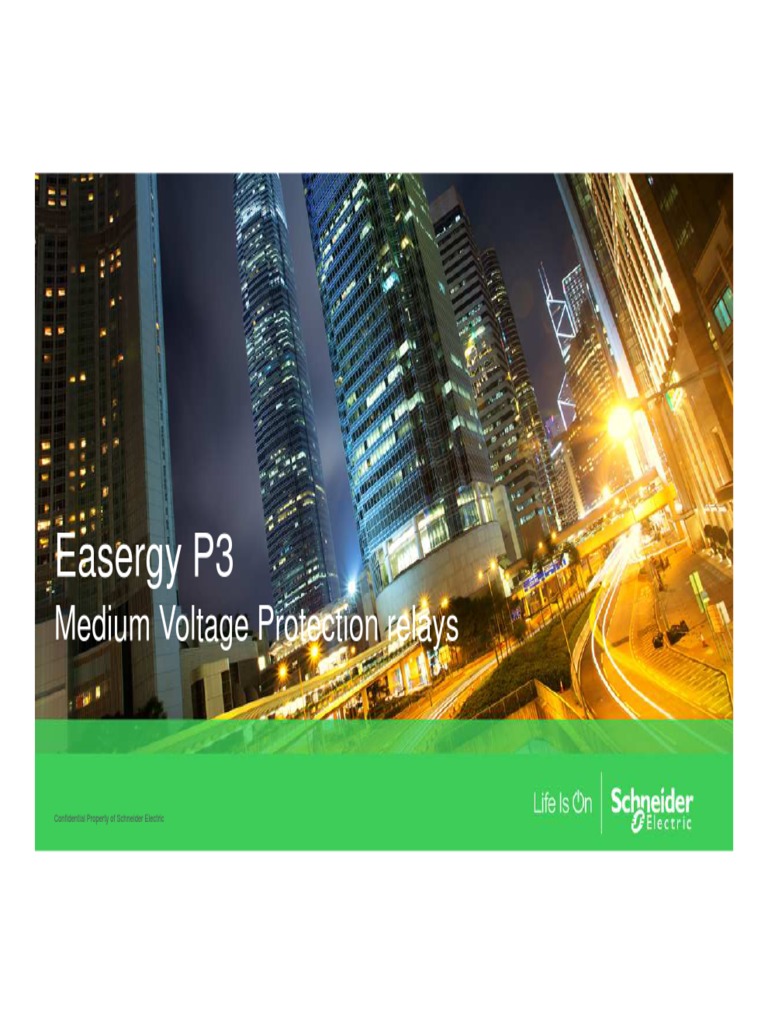 Easergy P3 External Presentation - Final | PDF | Ac Power | Electric Arc